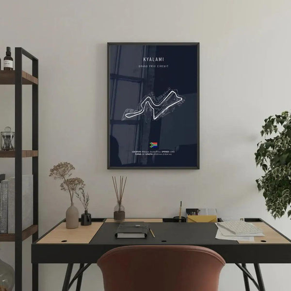 F1 Kyalami Circuit Poster
